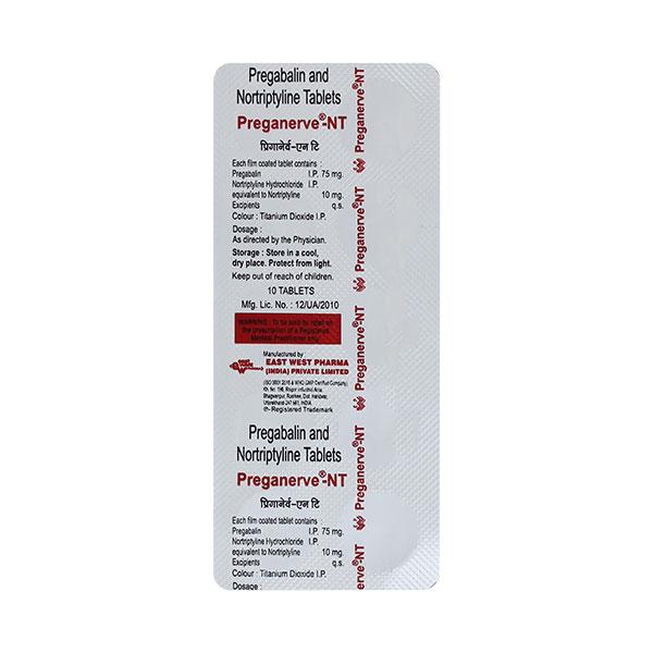 Preganerve NT Tablet 10'S Price, Uses, Side effects, Substitutes | Netmeds