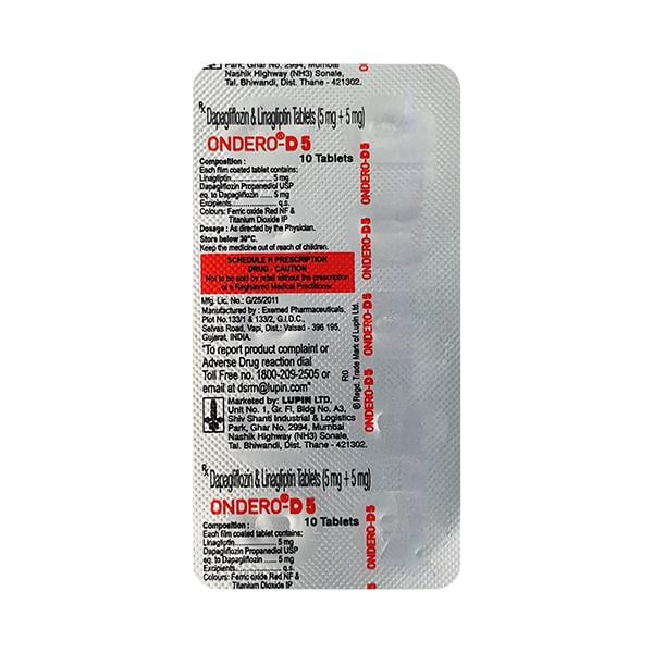 Buy ONDERO D 5 Tablet 10's Online at Upto 25% OFF | Netmeds