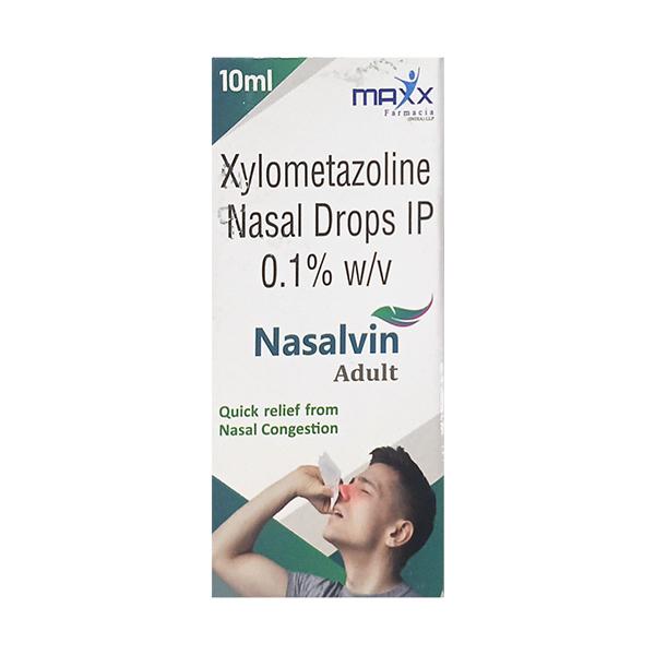 NASALVIN ADULT Nasal Drops 10ml Price, Uses, Side effects, Substitutes ...