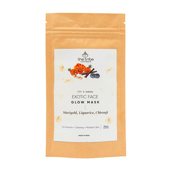Buy The Tribe Concepts Exotic Face Glow Mask Without Steel Tin 50 gm ...
