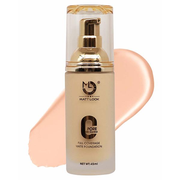 Buy Matt Look Zero Pore Oil Control Full Coverage Matte Foundation ...