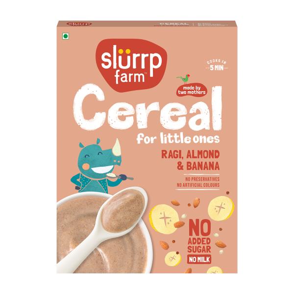 Buy Slurrp Farm Cereal - Ragi, Almond & Banana (Refill Pack) 200 g ...
