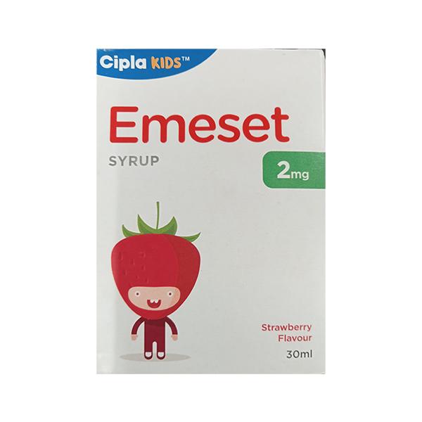 EMESET 2 MG STRAWBERRY FLAVOUR Syrup 30ml Price, Uses, Side effects ...