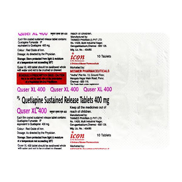 Buy Quser XL 400mg Tablet 10'S Online at Upto 25% OFF | Netmeds