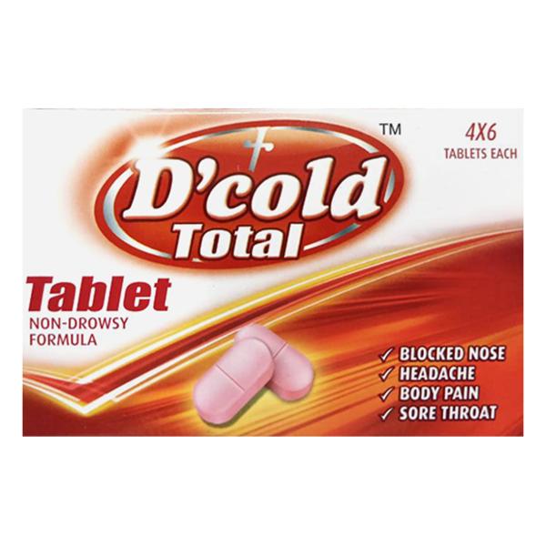 D COLD TOTAL Tablet 6's Price, Uses, Side effects, Substitutes | Netmeds