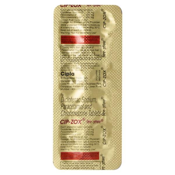 CIP ZOX Tablet 6's - Price, Uses, Side Effects | Netmeds