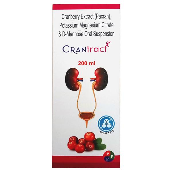 Buy CRANTRACT Oral Suspension 200ml Online at Upto 25% OFF | Netmeds