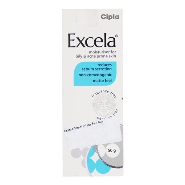 Excela Moisturiser For Oily & Acne Prone Skin Cream 50gm - Price, Uses ...