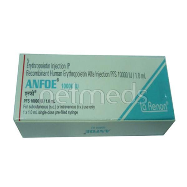 Anfoe 10000IU Injection 1ml : Uses, Side Effects, Price | Netmeds