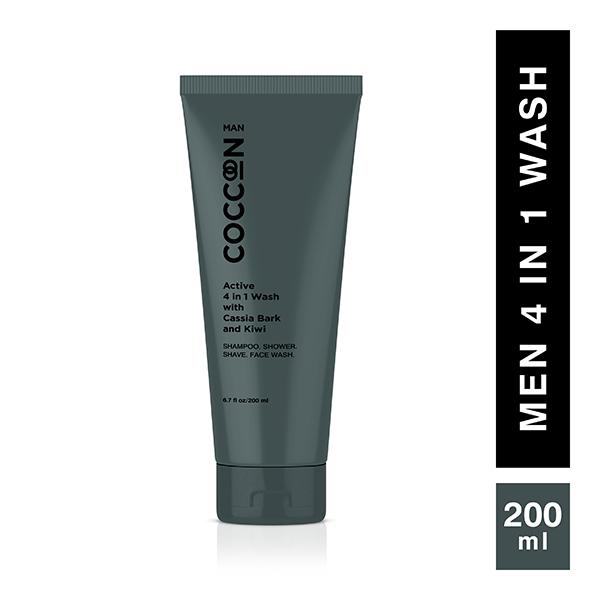 Buy Coccoon Active 4 in 1 Wash 200 ml Online at Discounted Price | Netmeds