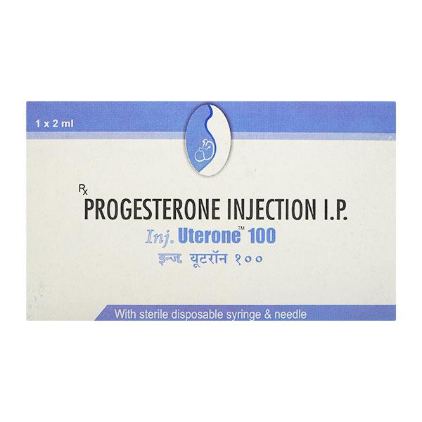 Uterone 100mg Injection 2ml Price, Uses, Side effects, Substitutes ...