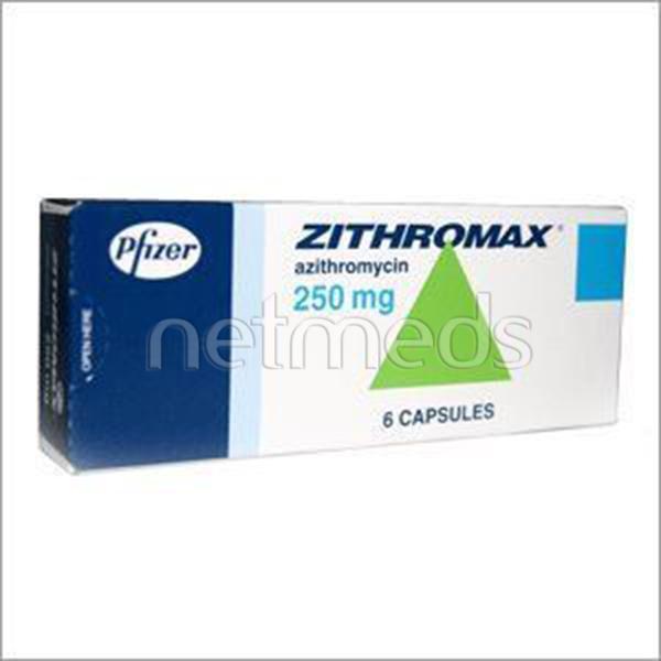 Zithromax 250mg Capsule 6'S : Uses, Side Effects, Price | Netmeds