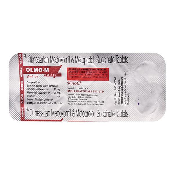 OLMO M 25 Tablet 10's : Price, Uses, Side Effects | Netmeds