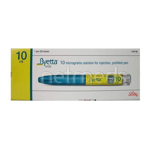 Byetta 10mcg prefilled pen 1's Price, Uses, Side effects, Substitutes ...