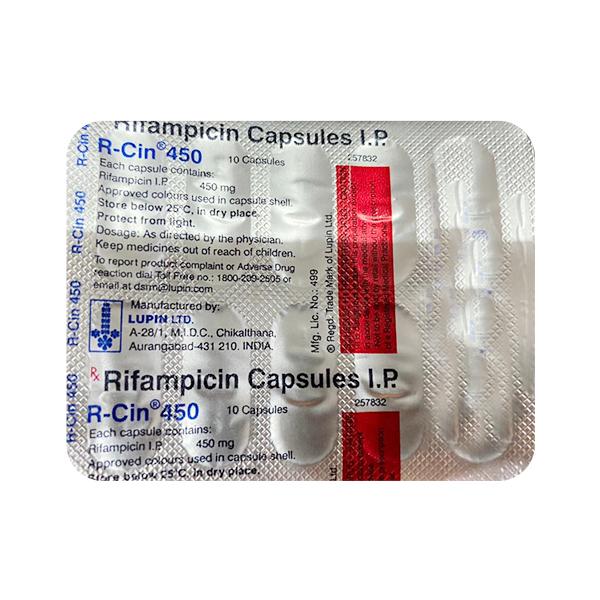 R CIN 450MG CAPSULE 10'S - Price, Uses, Side Effects, and Substitutes ...