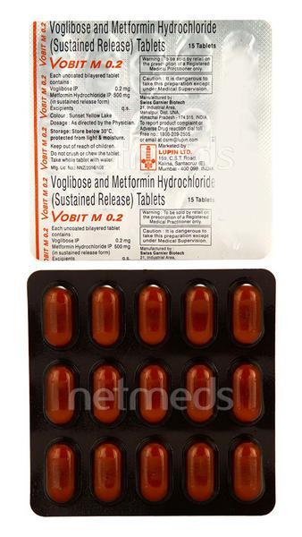 Vobit M 0.2mg Tablet 15'S : Price, Uses, Side Effects | Netmeds