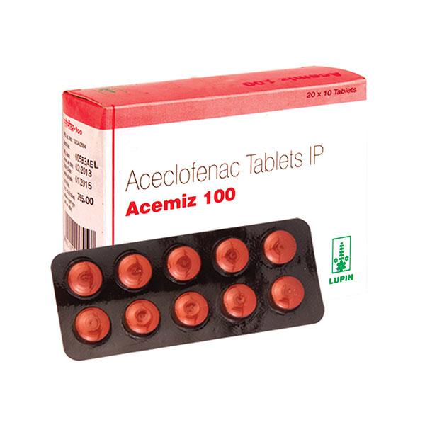 Acemiz 100mg Tablet 10'S Price, Uses, Side effects, Substitutes | Netmeds