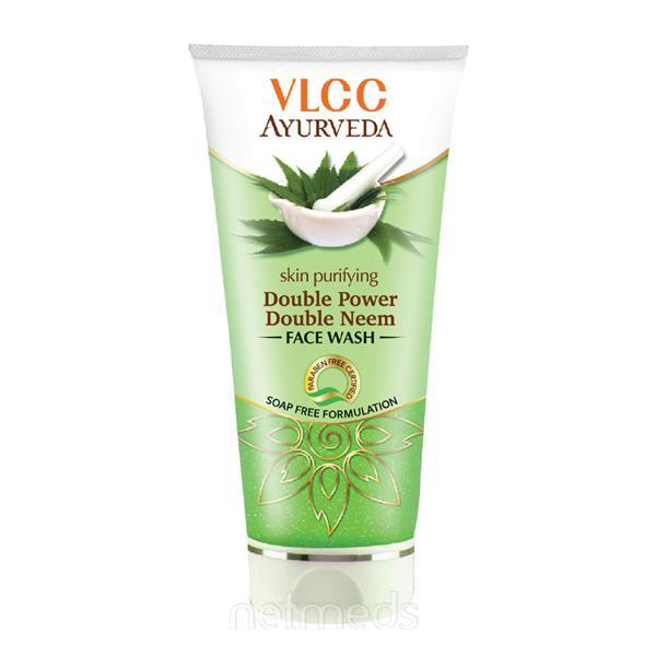 Buy VLCC Ayurveda Skin Purifying Double Power Double Neem Face Wash ...