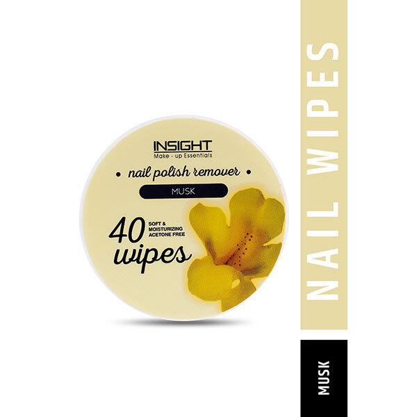 Buy Insight Cosmetics Nail Polish Remover - Musk 40 Wipes 25ml Online ...
