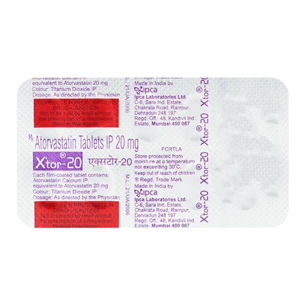 Buy Xtor 20mg Tablet 10'S Online at Upto 25% OFF | Netmeds