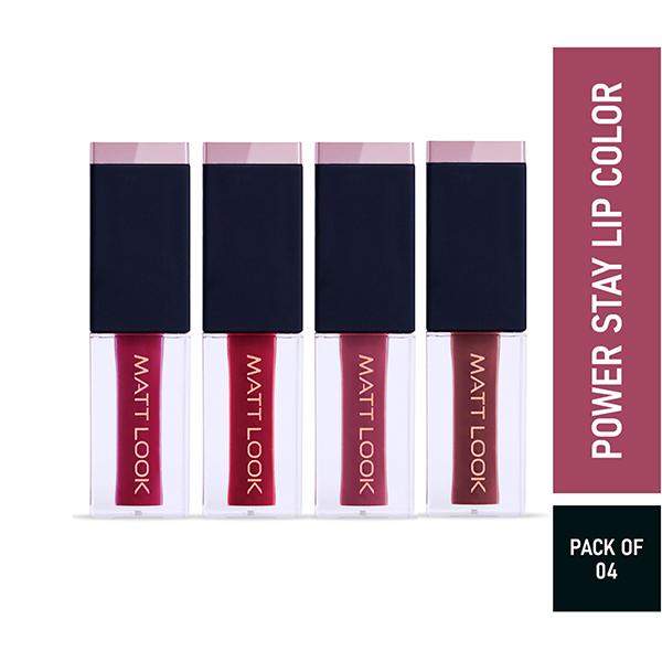 Buy Matt Look Power Stay Matte Liquid Lipstick in 4 Sensational Colors ...