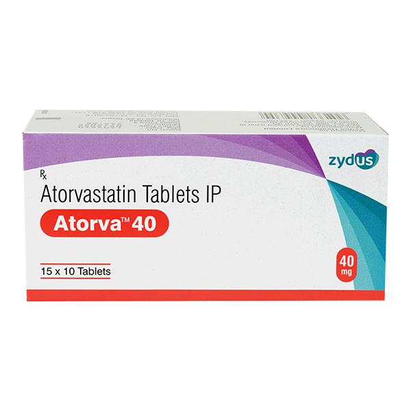 Atorva 40mg Tablet 10'S - Price, Uses, Side Effects | Netmeds