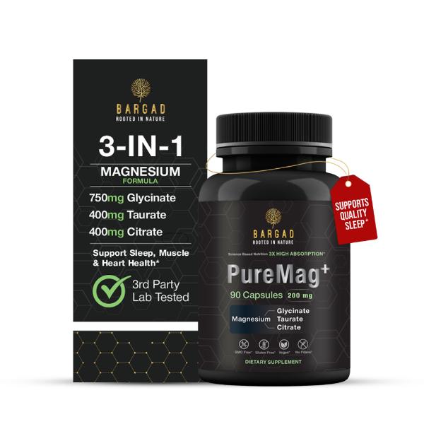 Bargad PureMag+ 200mg Capsule 90's