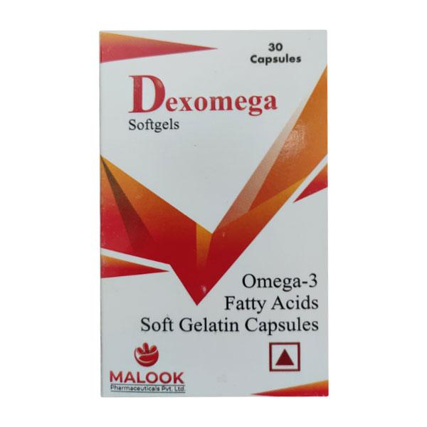 Buy DEXOMEGA Soft Gelatin Capsule 30's Online at Upto 25% OFF | Netmeds