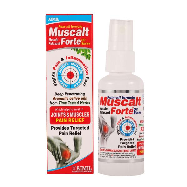 Aimil Muscalt Forte Oil Spray 60 ml 60 ml Online at Discounted Price ...