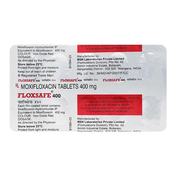 Floxsafe 400mg Tablet 10'S Price, Uses, Side effects, Substitutes | Netmeds