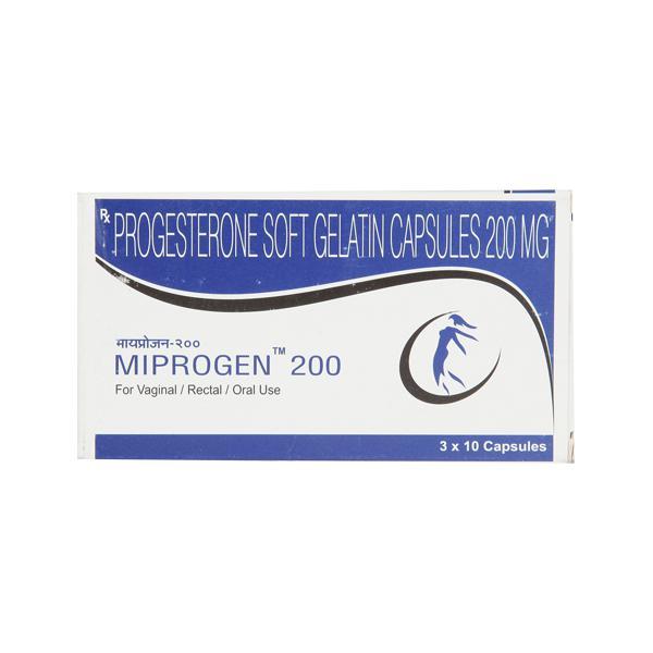 Buy Miprogen 200mg Capsule 10'S Online at Upto 25% OFF | Netmeds
