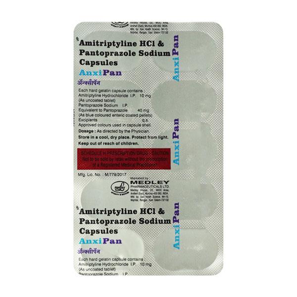 Buy Anxipan Capsule 10 Online at Upto 25% OFF | Netmeds