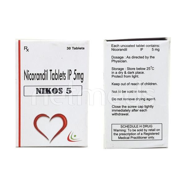 Buy Nikos 5mg Tablet 30'S Online at Upto 25% OFF | Netmeds