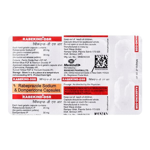 Buy Rabekind DSR Capsule 10'S Online at Upto 25% OFF | Netmeds