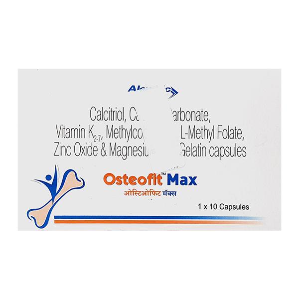 Buy Osteofit Max Capsule 10'S Online at Upto 25% OFF | Netmeds