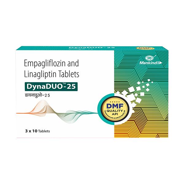 Buy DYNADUO 25 Tablet 10's Online | Netmeds