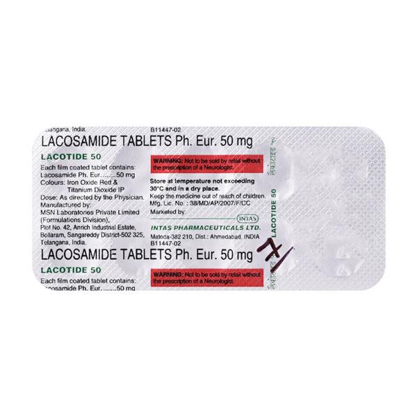 Buy Lacotide 50mg Tablet 10'S Online at Upto 25% OFF | Netmeds