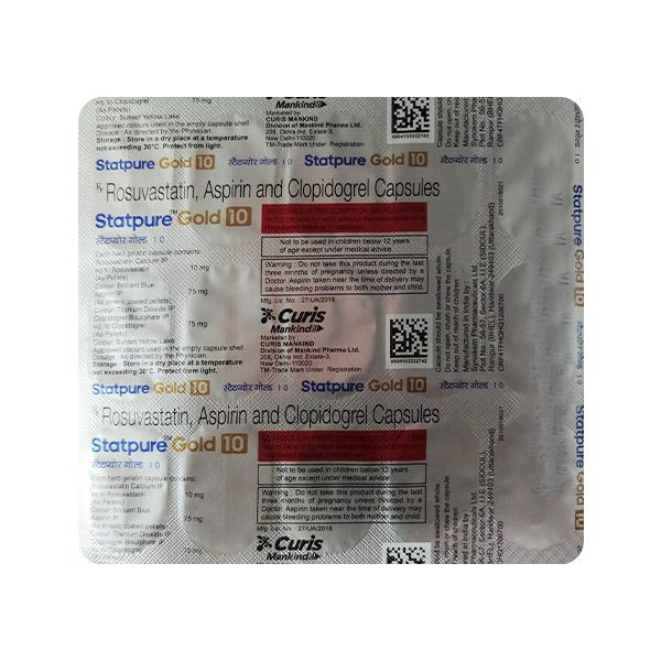 Buy STATPURE GOLD 10 Capsule 15's Online at Upto 25% OFF | Netmeds