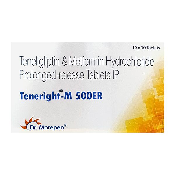 TENERIGHT M 500 ER Tablet 10's Price, Uses, Side effects, Substitutes ...