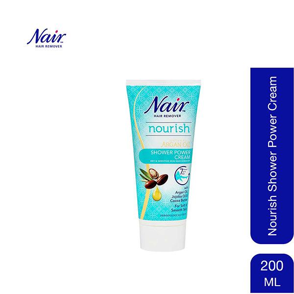 Buy Nair Nourish Shower Power Cream - Argan Oil 200 ml Online at Best ...