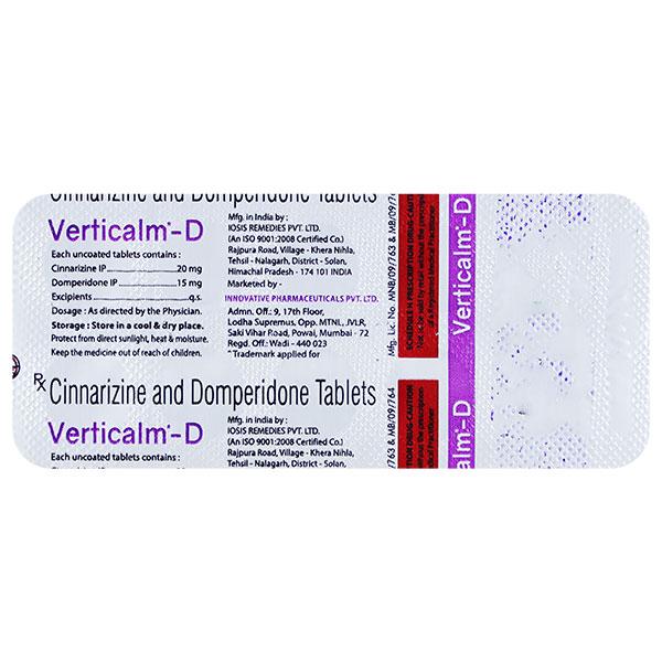 Buy VERTICALM D Tablet 10's Online at Upto 25% OFF | Netmeds
