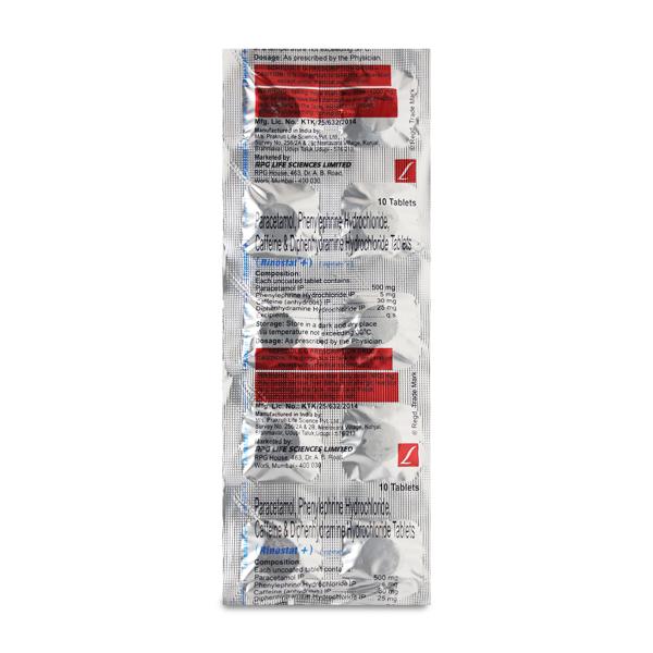 Rinostat Plus Tablet 10'S Price, Uses, Side effects, Substitutes | Netmeds