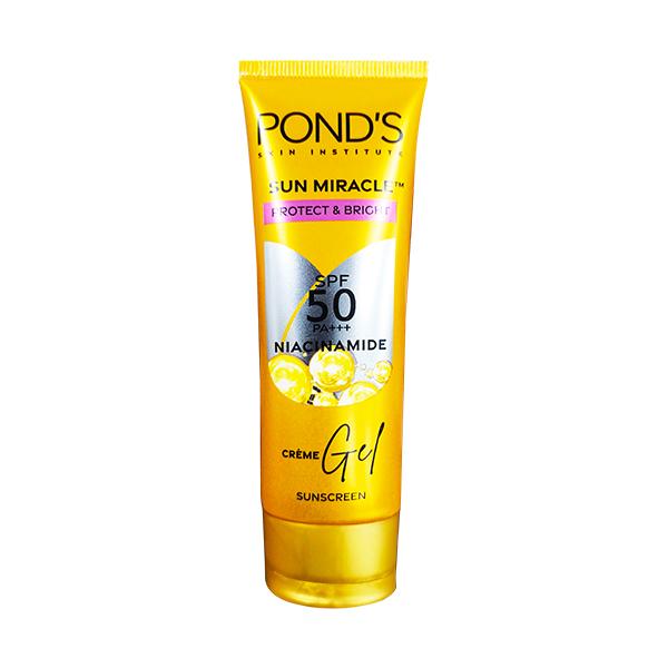 Pond's Sun Miracle SPF 50 PA+++ Creme Gel Sunscreen - Protect and ...