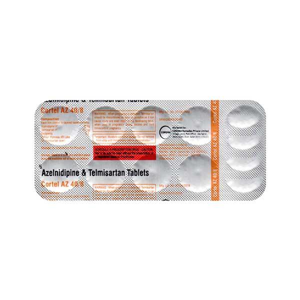 CORTEL AZ 40/8 Tablet 10's : Price, Uses, Side Effects | Netmeds