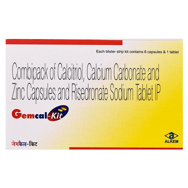 Gemcal Kit Tablet 1's Price, Uses, Side effects, Substitutes | Netmeds