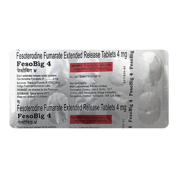 Buy FESOBIG 4 Tablet 10's Online | Netmeds