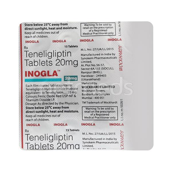Inogla 20mg Tablet 15'S : Price, Uses, Side Effects | Netmeds