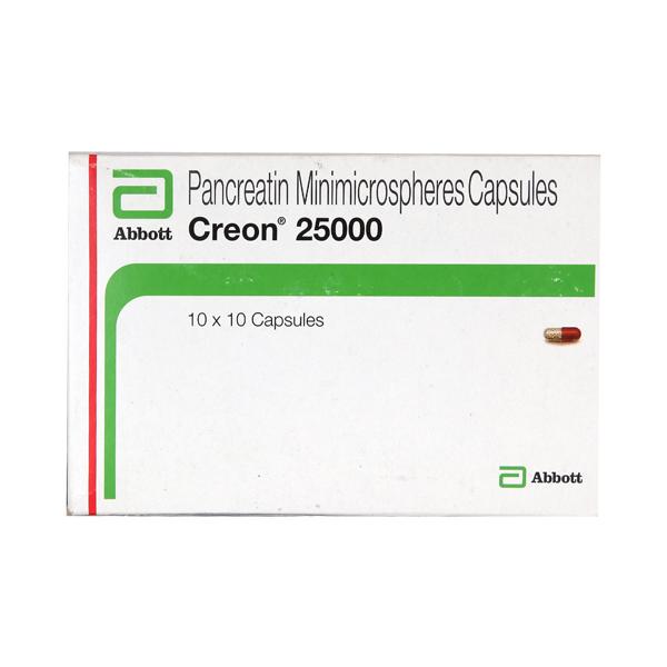 Buy Creon 25000 Capsule 10'S Onlin eUpto 20% OFF | Pancreatin Enzyme ...