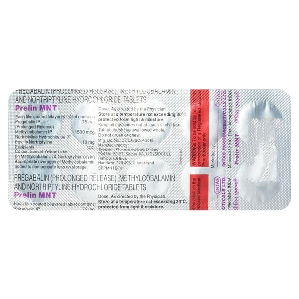 PRELIN MNT Tablet 10's - Price, Uses, Side Effects | Netmeds