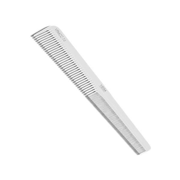 Buy Vega Professional Barber Comb (Carbon Anti-Static White Line Hair ...